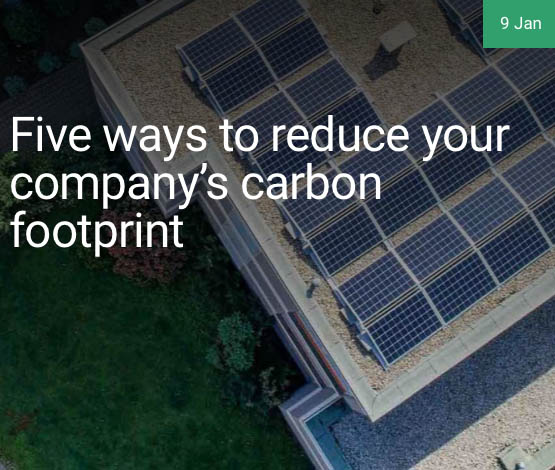 How to reduce carbon footprint at work - 5 steps - Meel Group ...